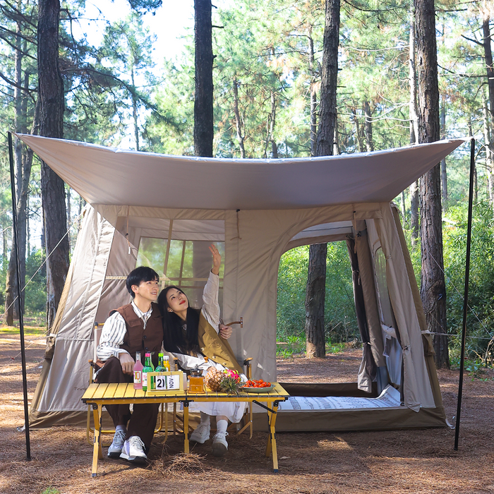 Aerogogo Inflatable Tents For Camping, Glamping Tent for 4-8 People
