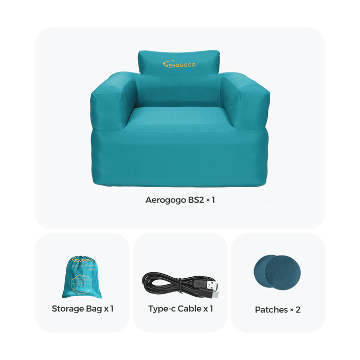 Aerogogo Inflatable Sofa For Camping, Camp Couch Air Sofa BS2